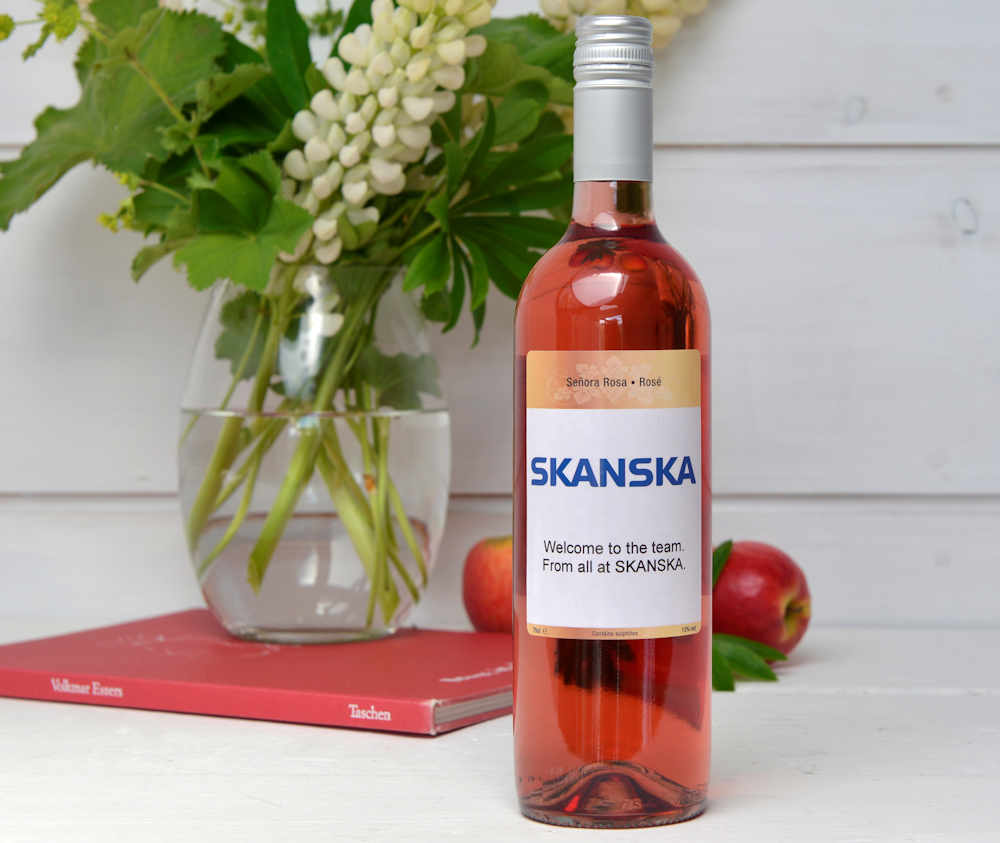 Personalised Bottle of Senora Rosa Rose - Highland Fayre – Highland ...